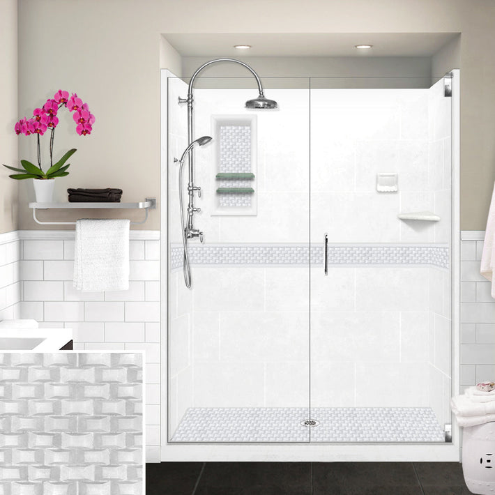 American Bath Factory Sistine Stone Shower Kits and Freedom Packages